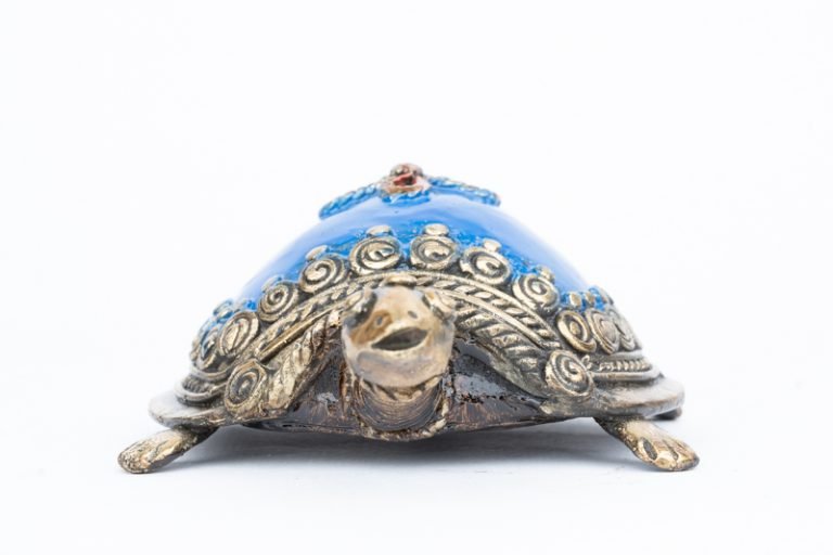 Dharohar Craft Colourful Turtle made through dhokra process - Dharoharcraft